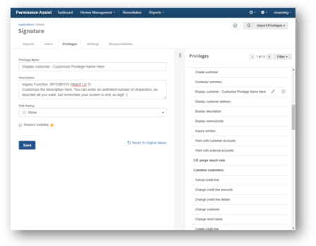 Permission Assist 4.9 Released - Privilege Customizations - Sycorr
